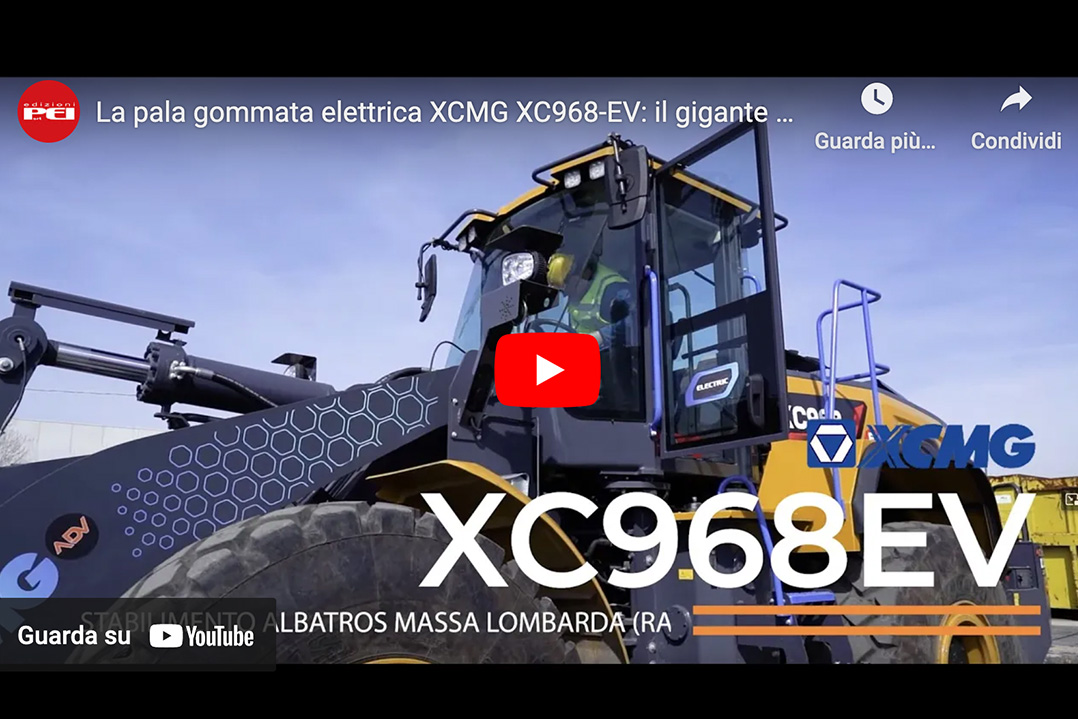 Pala gommata elettrica XCMG XC968-EV: il gigante dal cuore verde